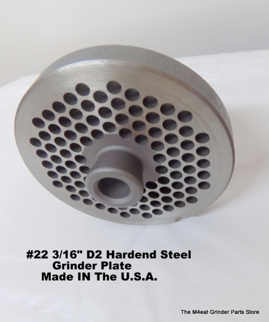 Hobart 4822 Nu-22 00-016431-00002 Chopper Plate W/ Hub (3/16 In. Dia ...