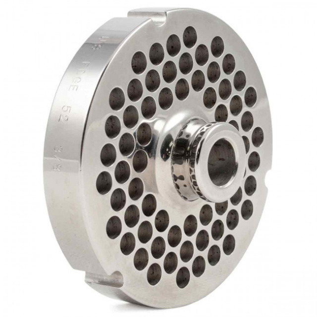 Hollymatic #52 Grinder Plate 3/8 " Holes with Hub This Plate is Used as ...