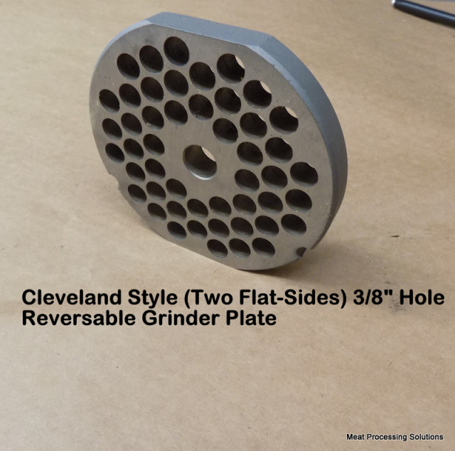 Cleveland Style (Two Flat-Sides) 3/8" Hole Reversible Grinder Plate