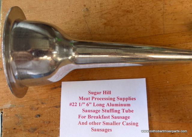 Number 22 Sausage Stuffing Tube 1/2" Wide 6" Long Ideal Stuffing Tube ...